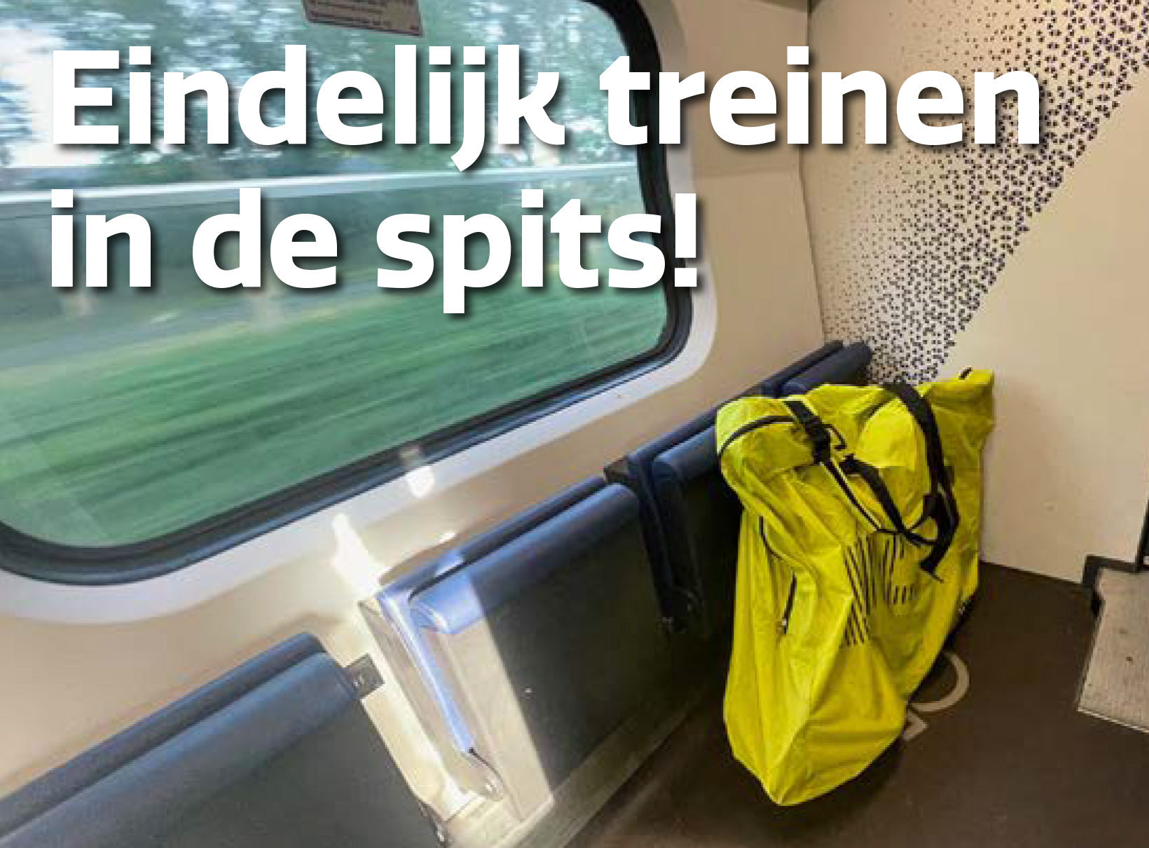 The Dutch press hails the TRAINBAG LIGHT : the most popular bike bag - Buds